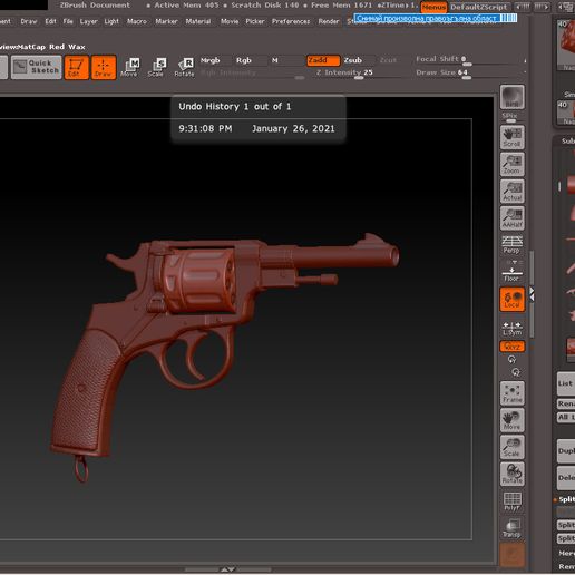免费 STL 文件 Nagant 1985 🔫 （OBJ）・可下载 3D 打印机设计・Cults